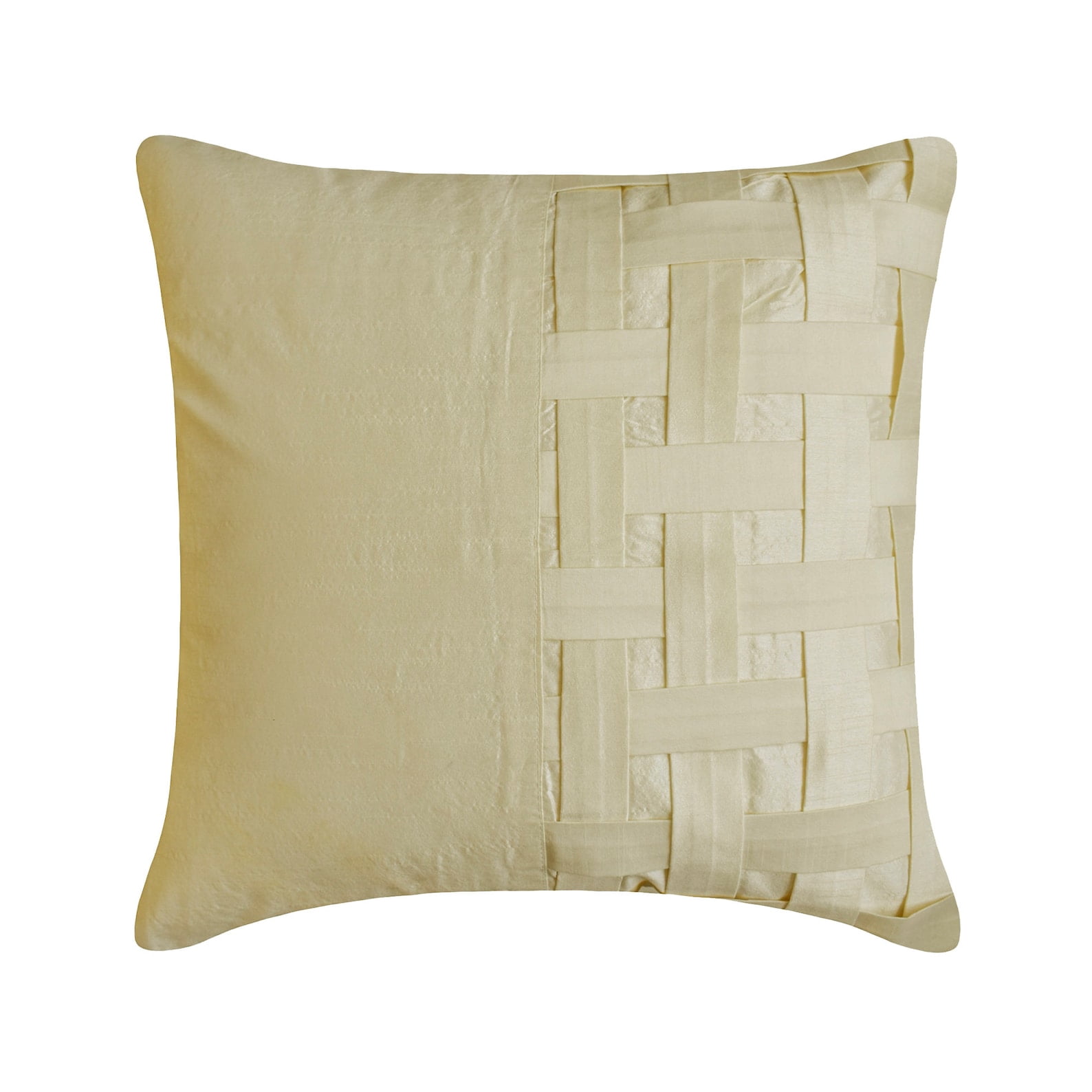 Toss Pillow Cover, 22x22 inch (55x55 cm) Pillow Cover, Ivory Pillow ...