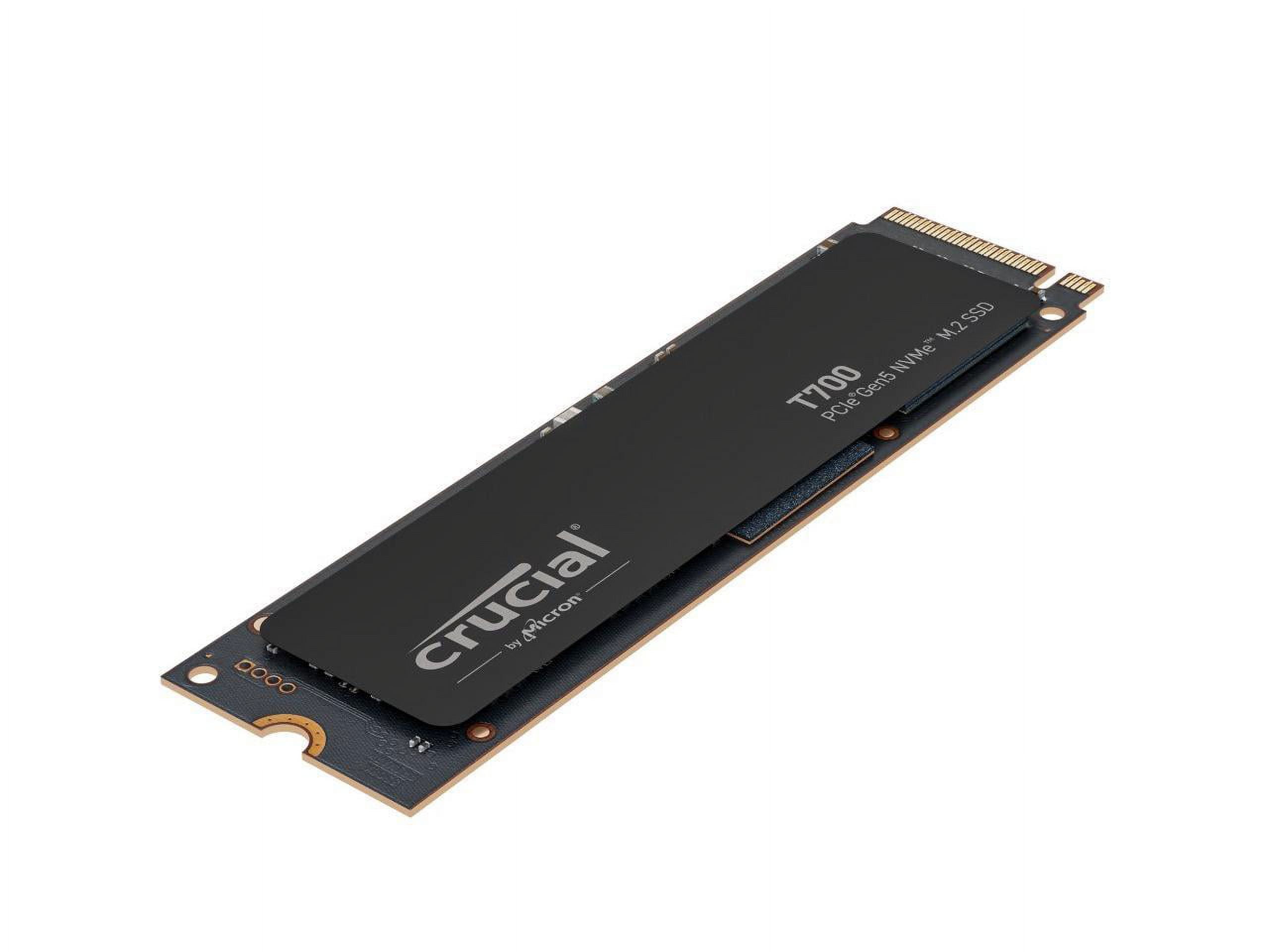 Crucial T700 Gen5 2TB NVME M.2 SSD 2280 PCI-Express 5.0 x4 Crucial T700 Gen5 2TB NVME M.2 SSD 2280 PCI-Express 5.0 x4