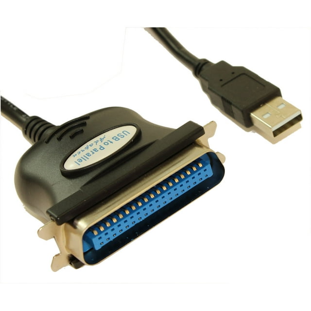 6ft USB to Parallel (Centronics CN36 Pin Male / IEEE1284) Converter ...