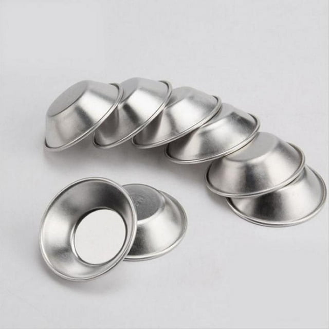 10 Pack Egg Tart Molds Tiny Pie Tartlets Dessert Mold Pans Tin Puto Cup ...