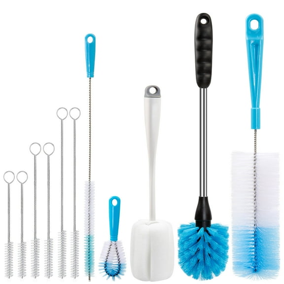 Bottle Brush Tube Cleaning Lab Set with Long Handle, Cup Cleaner for ...