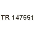 Tracker Boat Raised Decal 147551 | Nitro Z-8 White Vinyl (Single ...