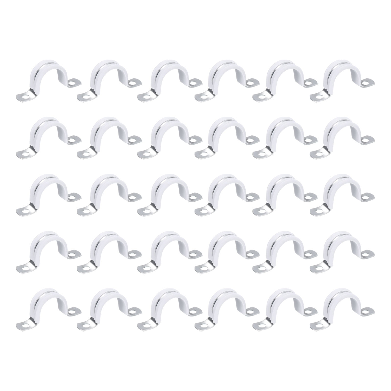 30 Pcs Sangle de Tuyau Rigide 1 Pouce, Support en U à 2 Trous - Walmart.ca