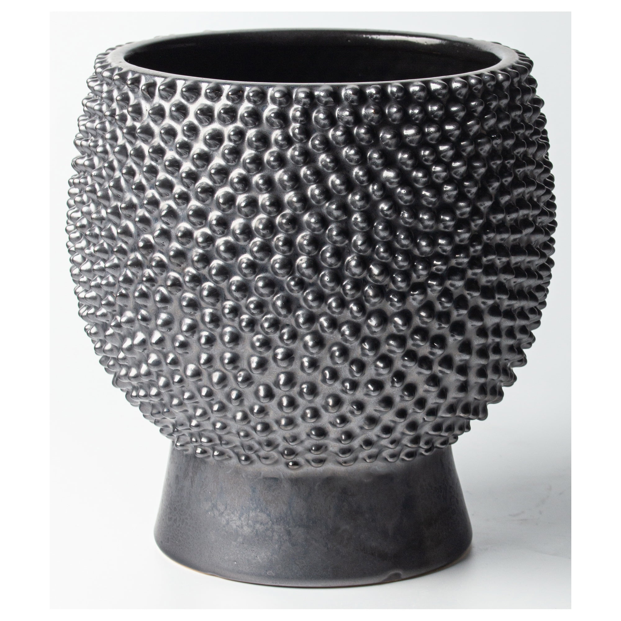Plutus Brands Planter in Black Porcelain - Walmart.com