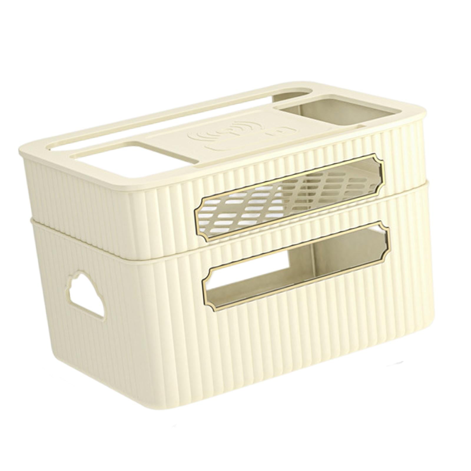 Router Storage Box Space Saving Storage Rack Router Organizer Router ...