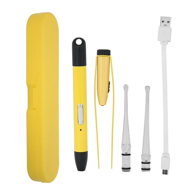 Earpick Kit, Earwax Removal Luminous Earpick Ear Spoon USB Charging ...