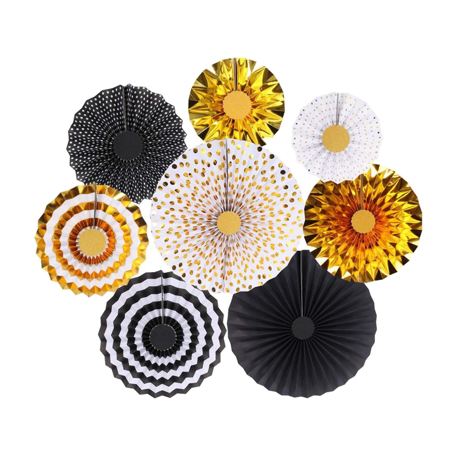 Flower Paper Fan Tissue Paper Fans for Engagement Backdrop Decoration A ...