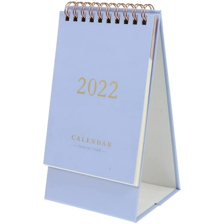 Desktop Calendar Mini Desktop Standing Flip Monthly Calendar Coil Memo ...