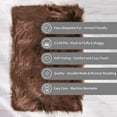 Sanmadrola Area Rugs for Living Room Bed Room Rugs Faux Fur Rug Faux ...