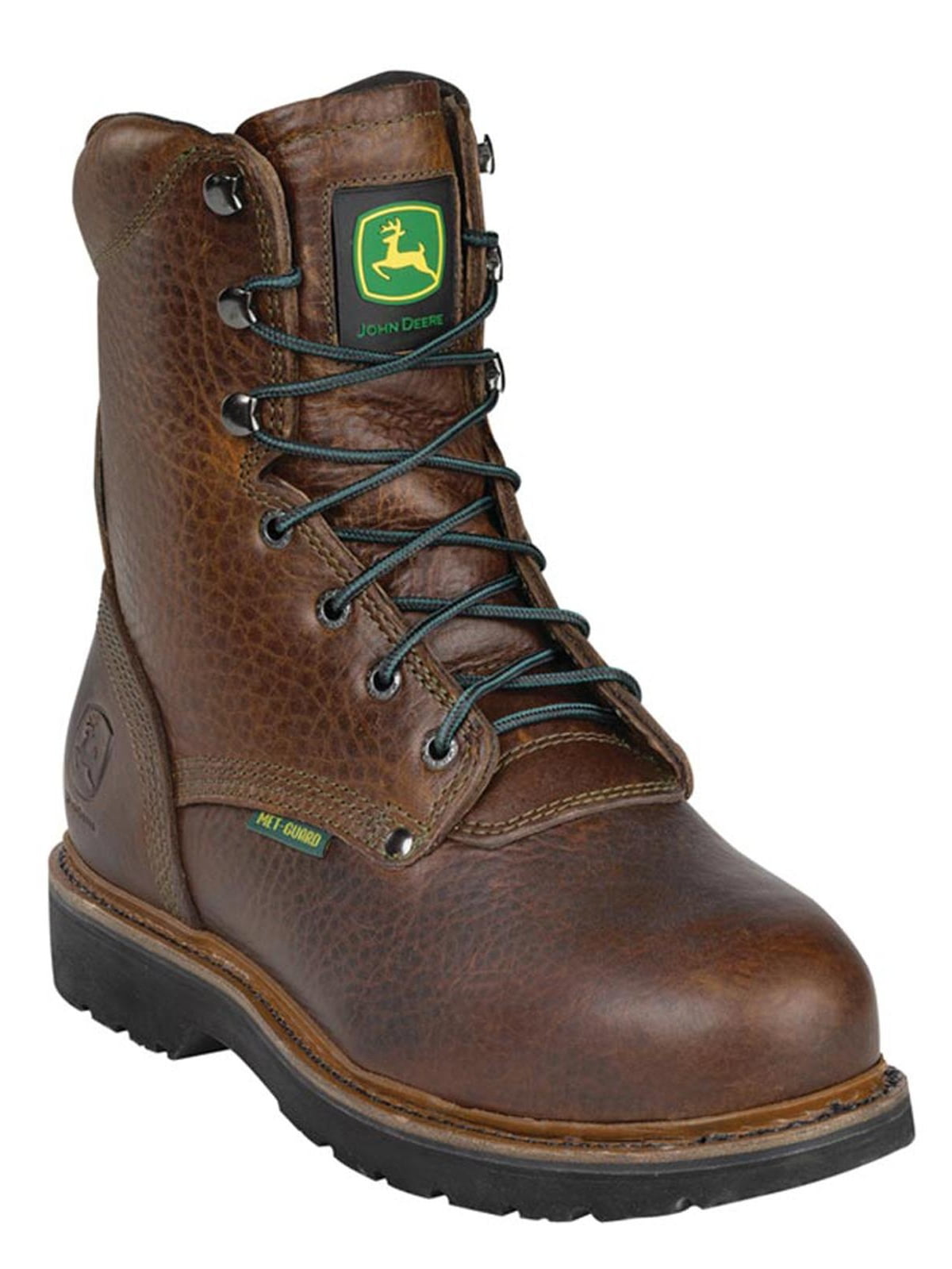 John Deere Men's Brown Met Guard Lace Up Work Boots JD9362 - Walmart.com