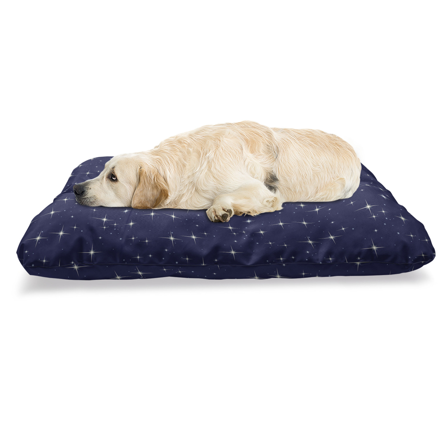 Space Pet Bed, Night Sky Stars Romantic Cosmos Themed Image Dotted ...