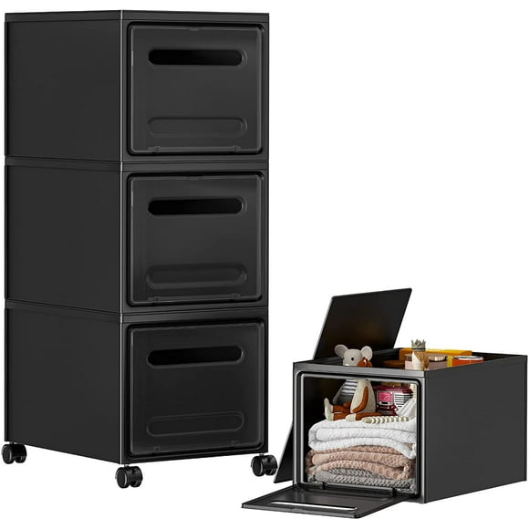 3 Drawer Plastic Storage