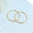 201 Stainless Steel Big Hoop Earrings with 304 Stainless Steel Pin ...