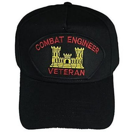 US ARMY COMBAT ENGINEER VETERAN HAT CAP CASTLE BRANCH INSIGNIA ESSAYONS ...