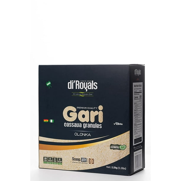 di'Royals White Gari | Quality Gari Olonka Enhanced with Electrolytes ...