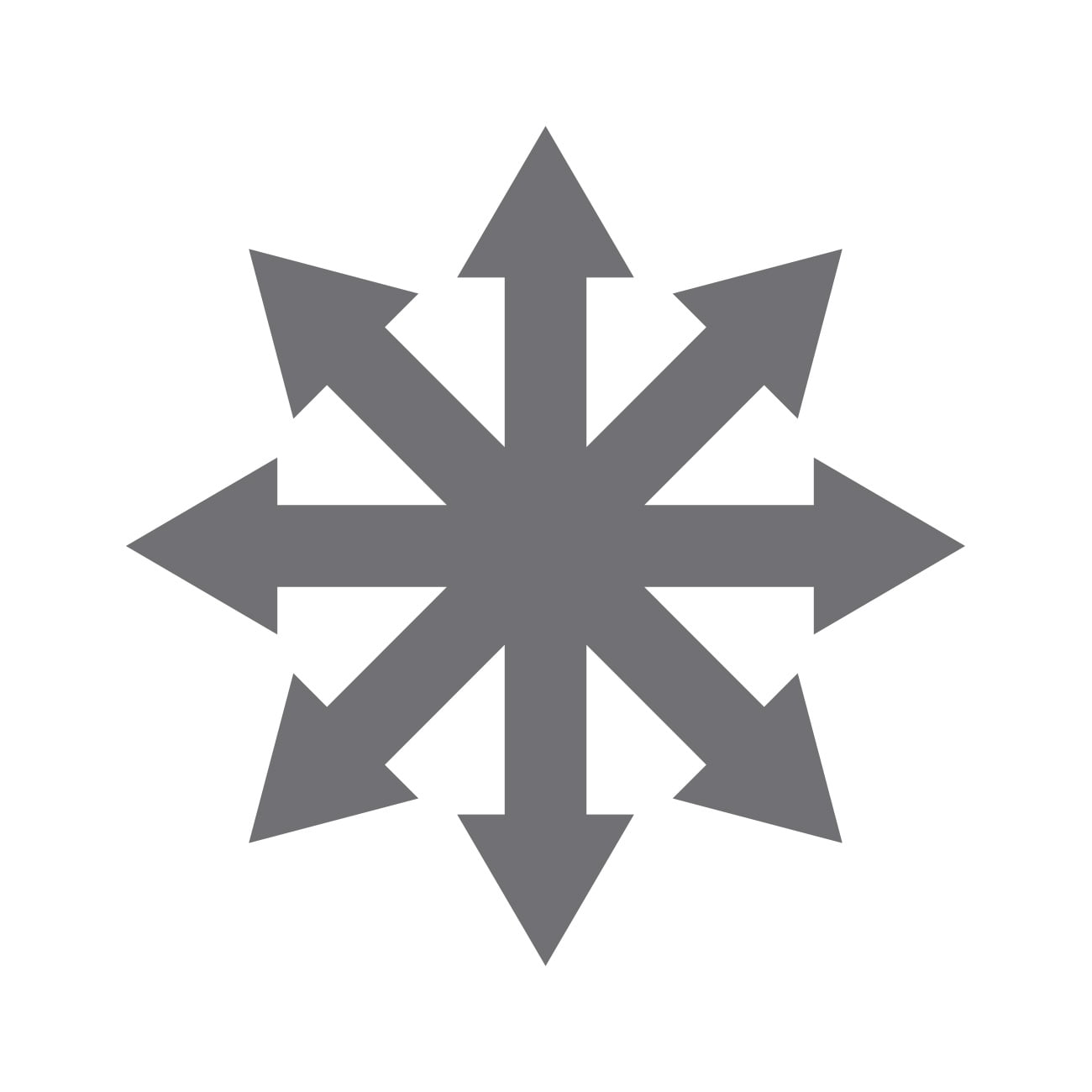 Chaos Symbol Sticker Decal Die Cut - Self Adhesive Vinyl - Weatherproof ...