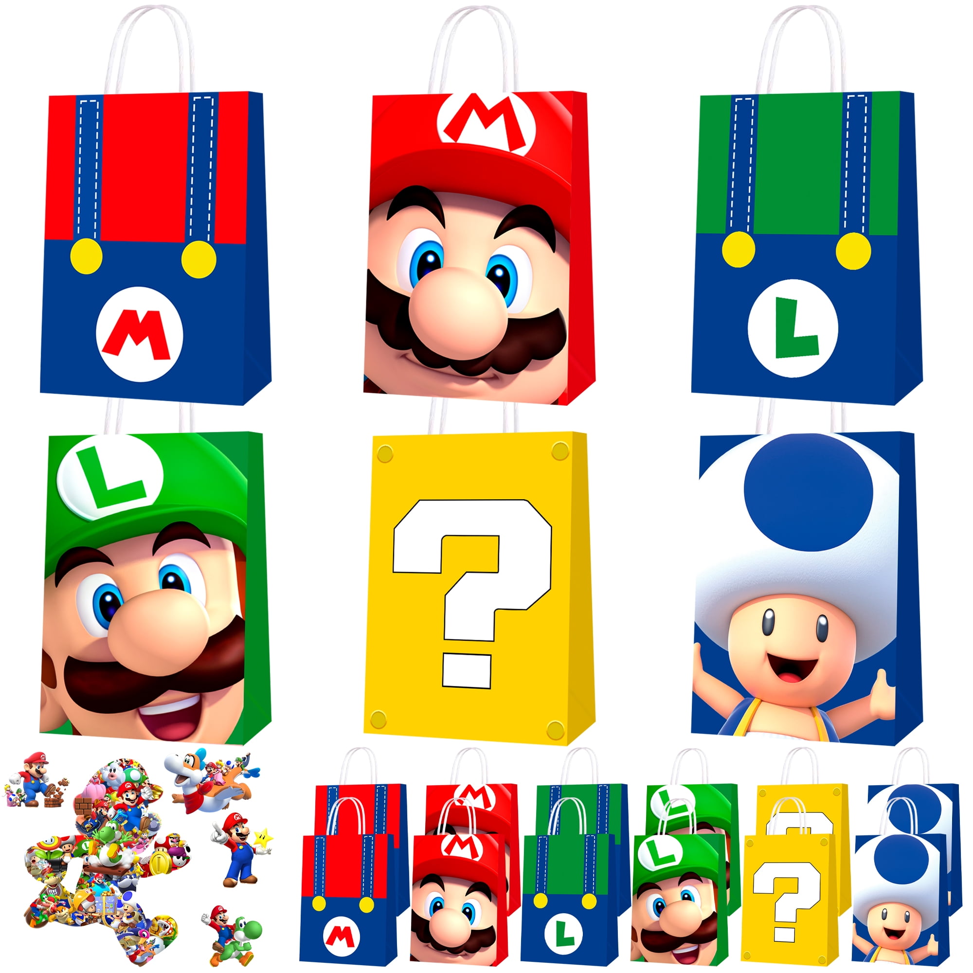 Click here for Elifjoydeco Mario Party Bags 74pcs Mario Gift Bags... prices