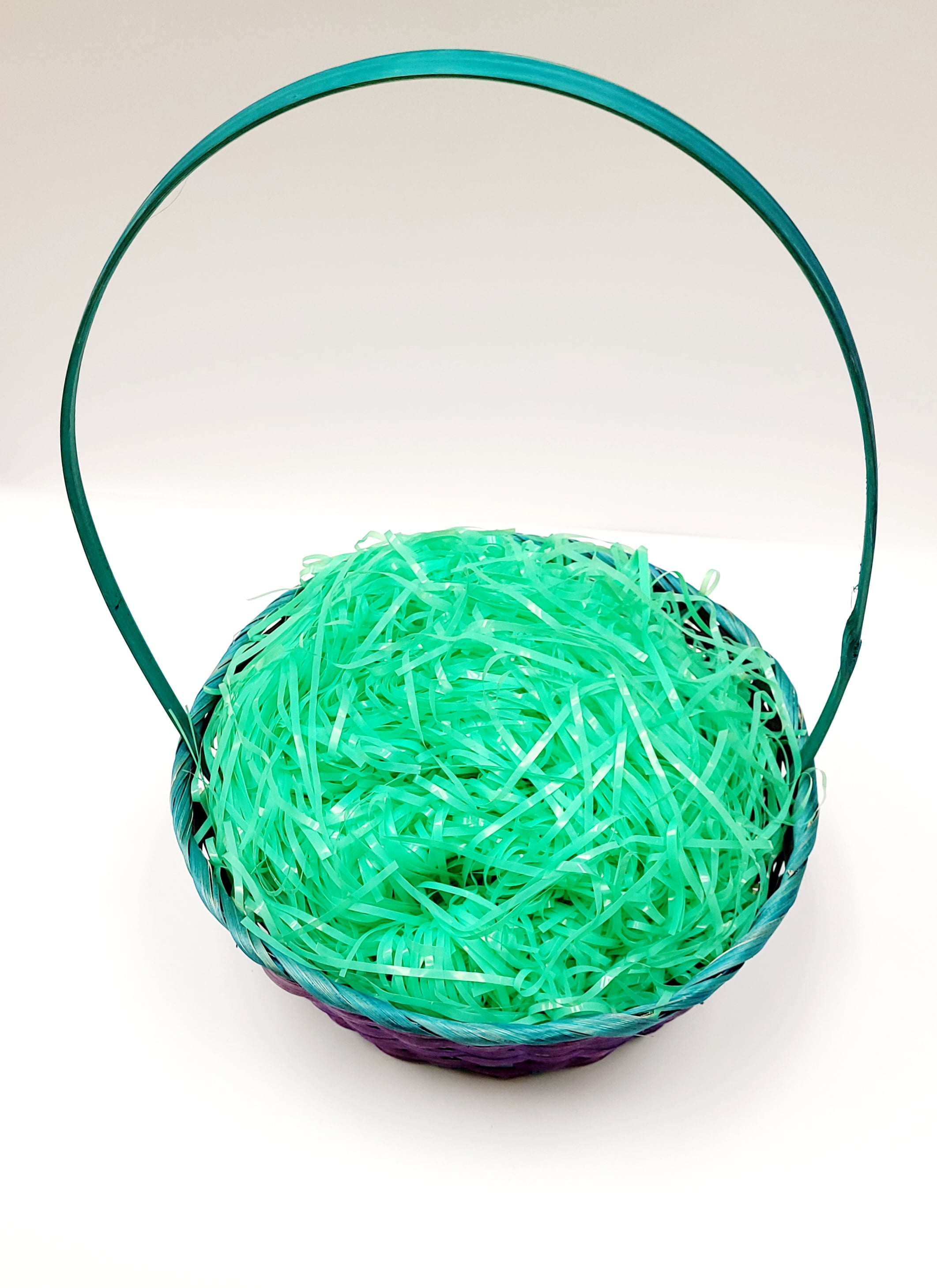 Empty Easter Basket With Grass
