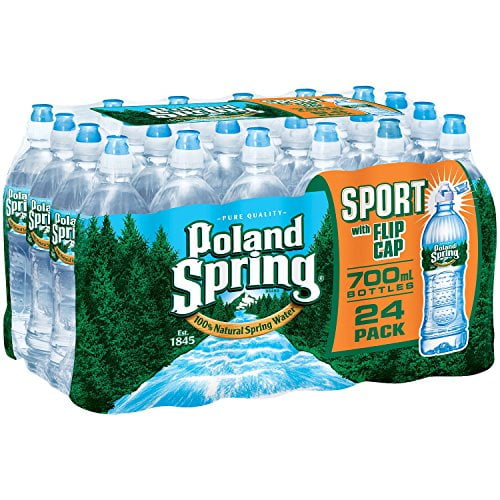 Poland Spring 100% Natural Spring Water (700 ml bottles, 24 pk ...
