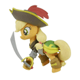 My Little Pony Movie - Guardians of Harmony Toy, Applejack Pirate ...