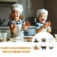 QenASHaing Stainless Steel Halloween Cookie Mold 3.5x3 Inch 6-Pack ...