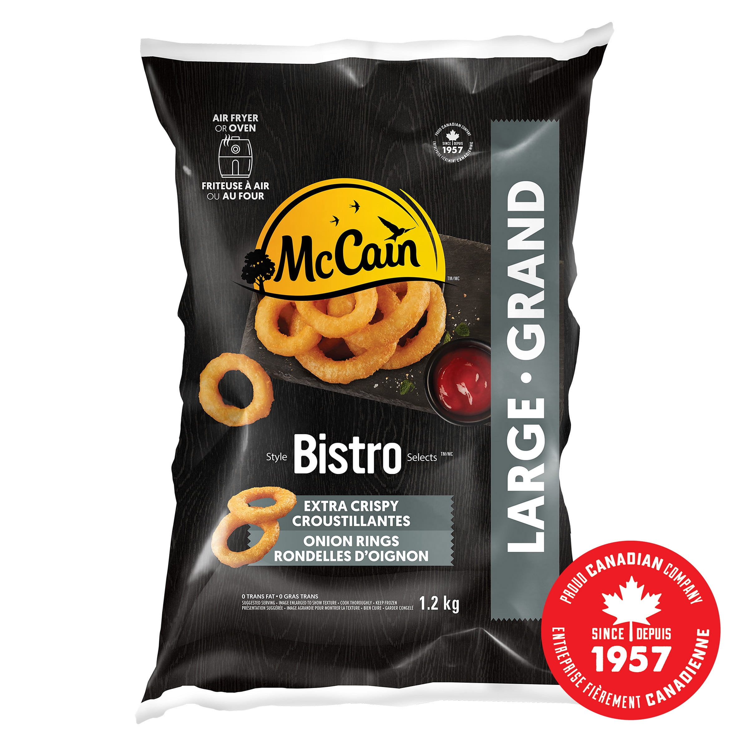 McCain® Bistro Selects™ Extra Crispy Onion Rings, 1.2 kg - Walmart.ca