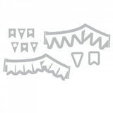 Sizzix Thinlits Dies - Banners Drop-ins by Stephanie Barnard - Walmart.com