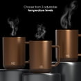 ionMug & Charging Coaster, 12oz. Stainless Steel Self Heating Coffee ...