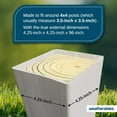 4x4 Post Wrap – Weatherproof Premium Outdoor Porch Post Wrap for ... 4x4 Post Wrap – Weatherproof Premium Outdoor Porch Post Wrap for ...