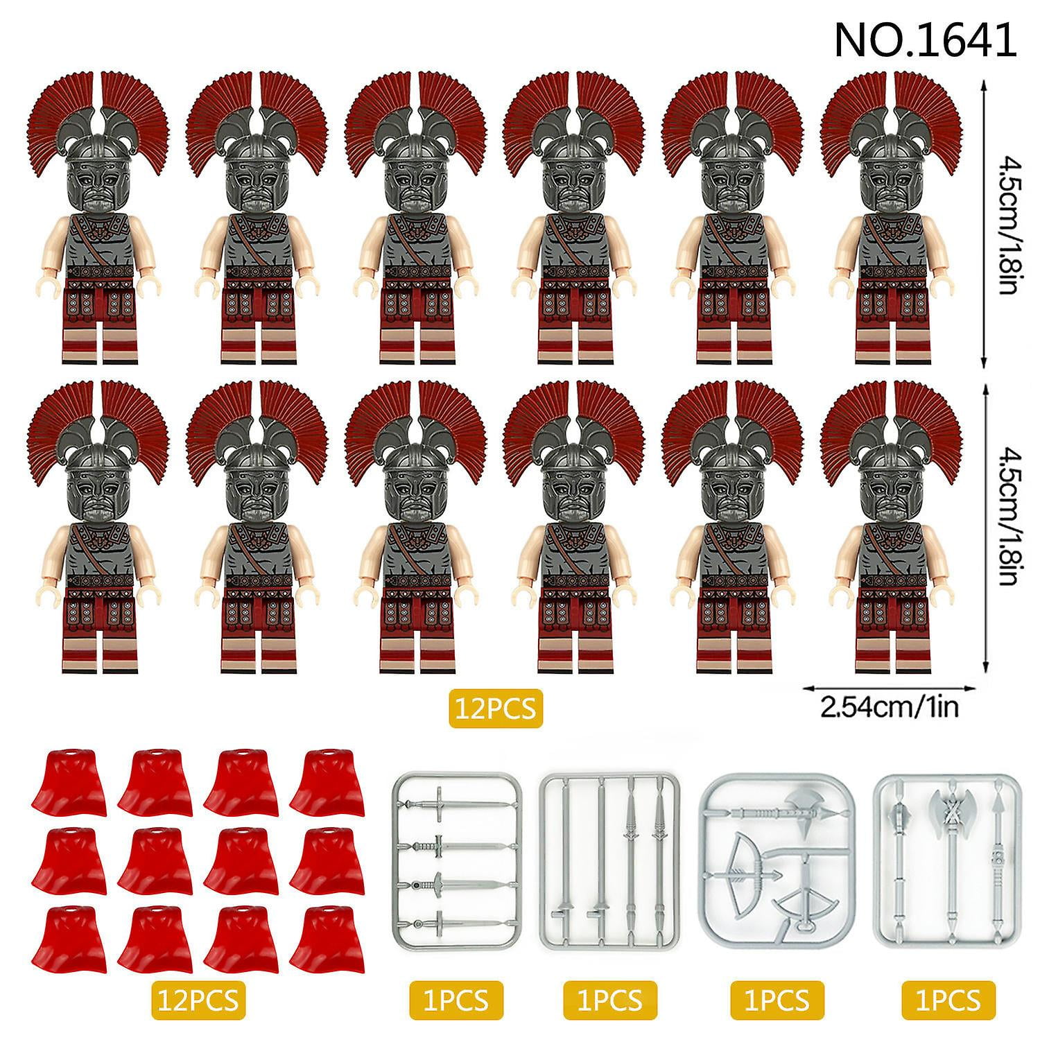 Click here for 12 Medieval Roman Regiment Building Blocks Minifig... prices
