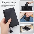 16Pcs 4 Styles Polyester Bags with Drawstring Ropes Rectangle Black 16 ...