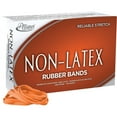 Non-Latex Rubber Bands, Size #64, 1 lb., 3 1/2" x 1/4" Orange - Walmart.com