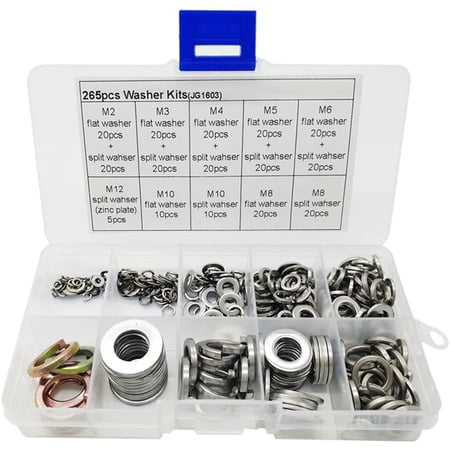 M2 M3 M4 M5 M6 M8 M10 M12 Stainless Steel Flat Washer and Carbon Steel ...