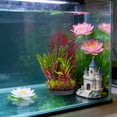 Red Simulated Plastic Aquatic Plants 2026 Artificial Flowers For ...