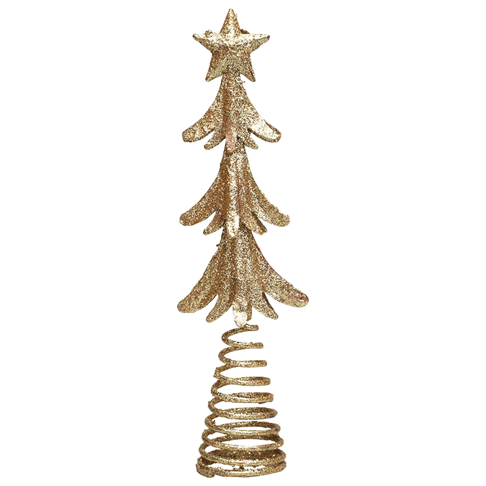 Vikakiooze New Tin Christmas Tree Decoration Tree Top Five-pointed Star ...
