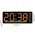 Electronic Clock | Multi Functional Digital LED Clock with Date Temperature Display | Adjustable ...