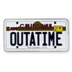 Back to the Future "Outatime" License Plate Enamel Collector Pin ...