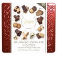 Belgian Chocolate Cookies Gift Tin – 80-Count Premium Assorted Biscuit ...