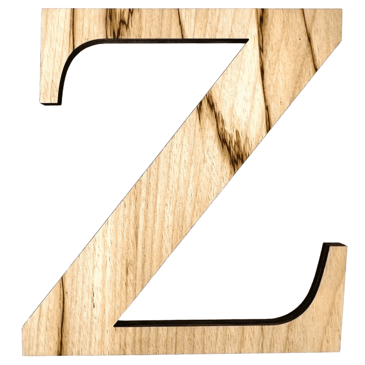 3" Tall Birch Letter Z | 1/4" Thick Birch Plywood| Krafty Supply ...