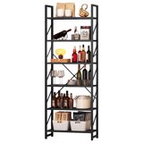 Dextrus 6 Tiers Ladder Bookshelf, 69 inch Classically Modern ...