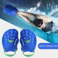 ASKMZ 1 Pair Beginner Hand Paddles Swimming Fins with Strap Ergonomic ...