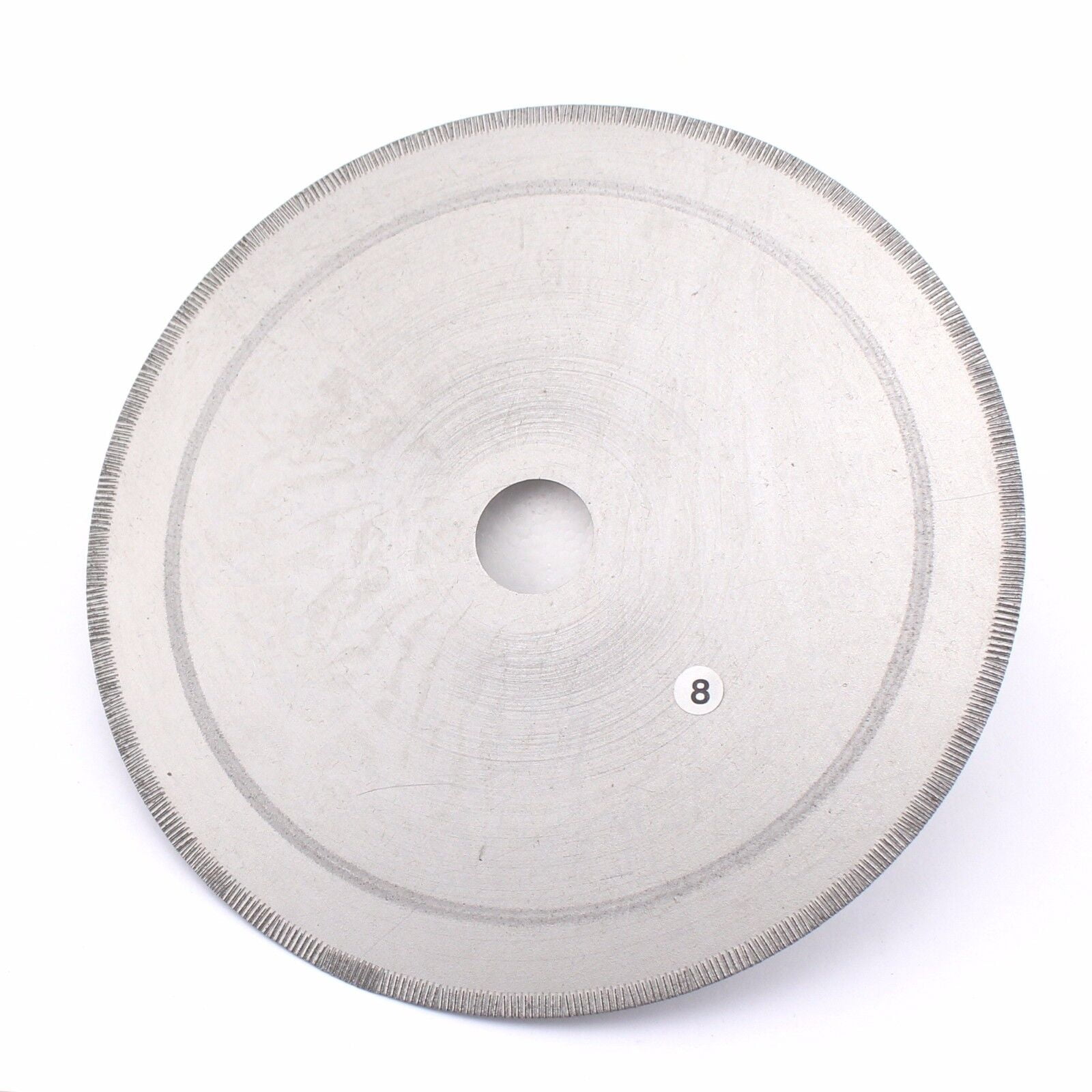 8" inch Diamond Lapidary Saws Blade Super Thin Notched Rim Edged Saw ...
