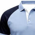 Bpyeka Men's Color Block 3-Button Shirt, Quick Dry Breathable Short ...