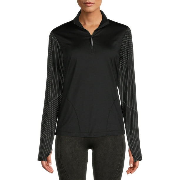 Avia Women's Brushed 1/4 Zip Top - Walmart.com