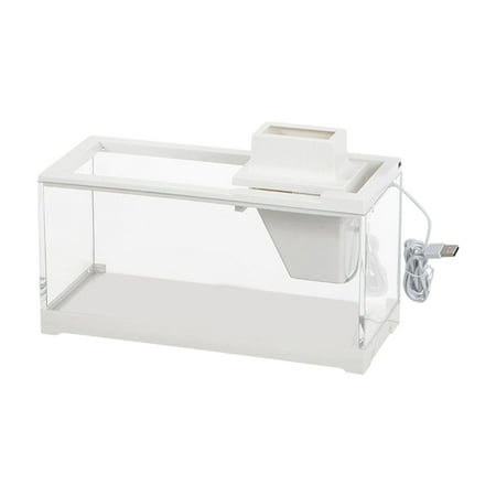 Desktop Aquarium Tank,Desktop Fish Tank Aquarium White Aquarium Tank ...