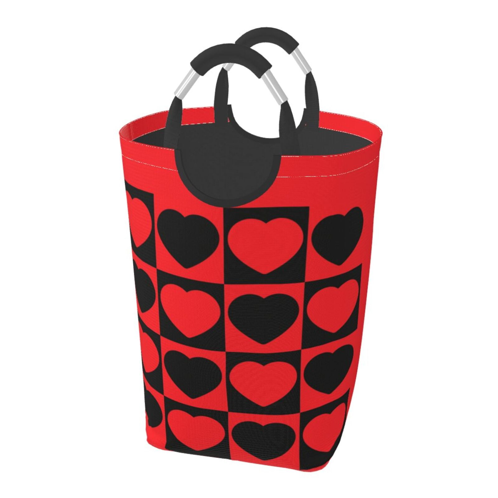 Courageous Heart Red Laundry Basket, Bathroom Dirty Clothes Organizer ...