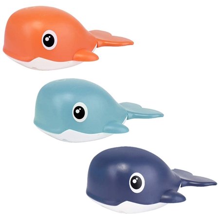 SalemHms Kids Bath Toy Toddlers Bathtub Wind-up Whale Toy Clockwork ...