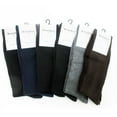Knocker 6 Pairs Mens Dress Socks Multi Color Casual Work Size 10-13 ...