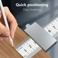 Steel Ruler Positioning Block Ruler Limiters Measuring Marking Gauges ...