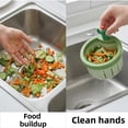 Cactus Sink Strainer Basket, Automatic Press Dumping Kitchen Drainer ...